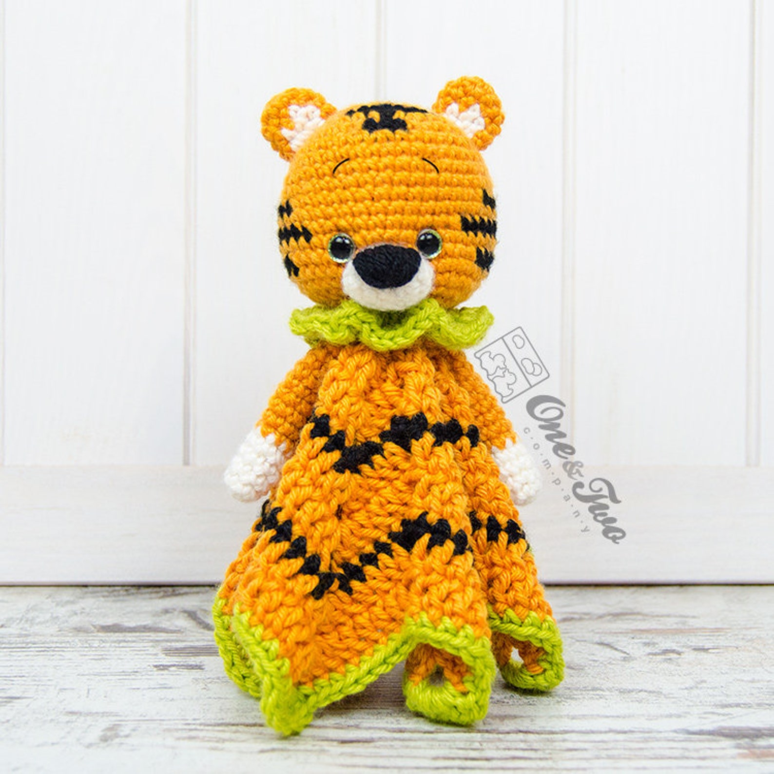 Lovey Crochet Pattern Tiger PDF Security Blanket Tutorial - Etsy