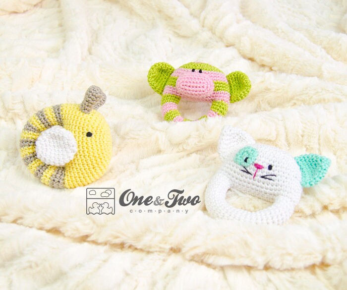 Crochet Pattern Monkey PDF Rattle Crochet Pattern Tutorial - Etsy