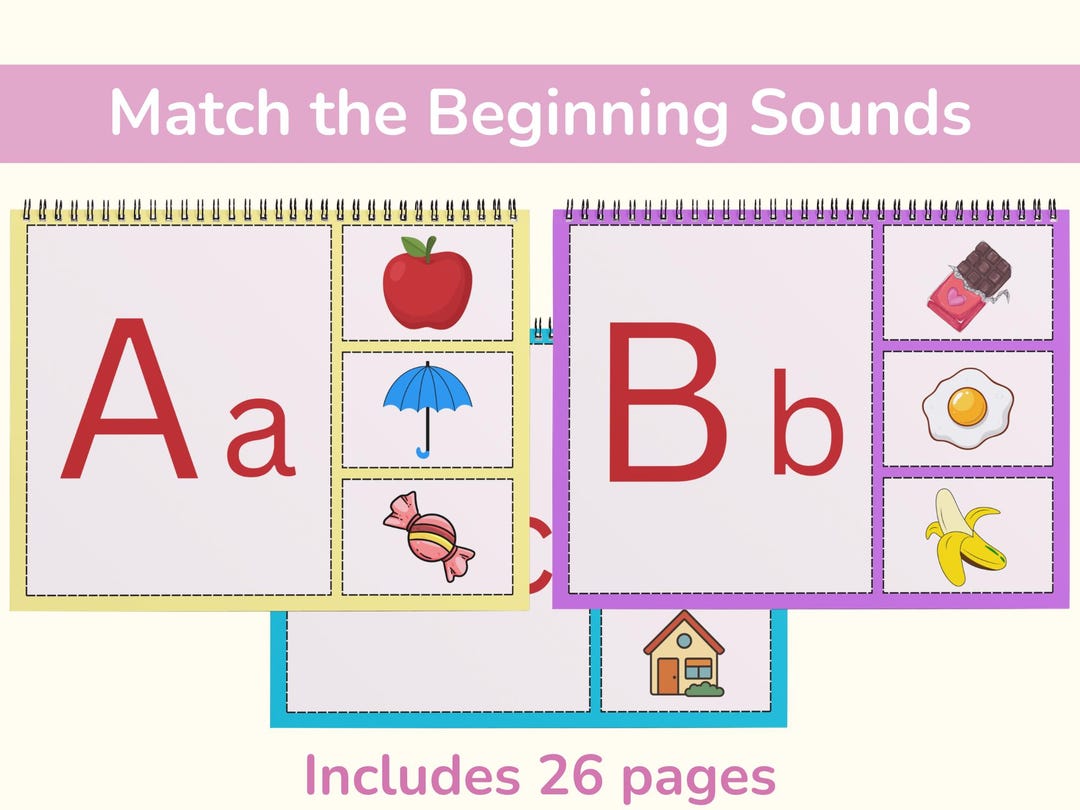 Alphabet Matching Game Printable Letter Activity Preschool Phonics ...