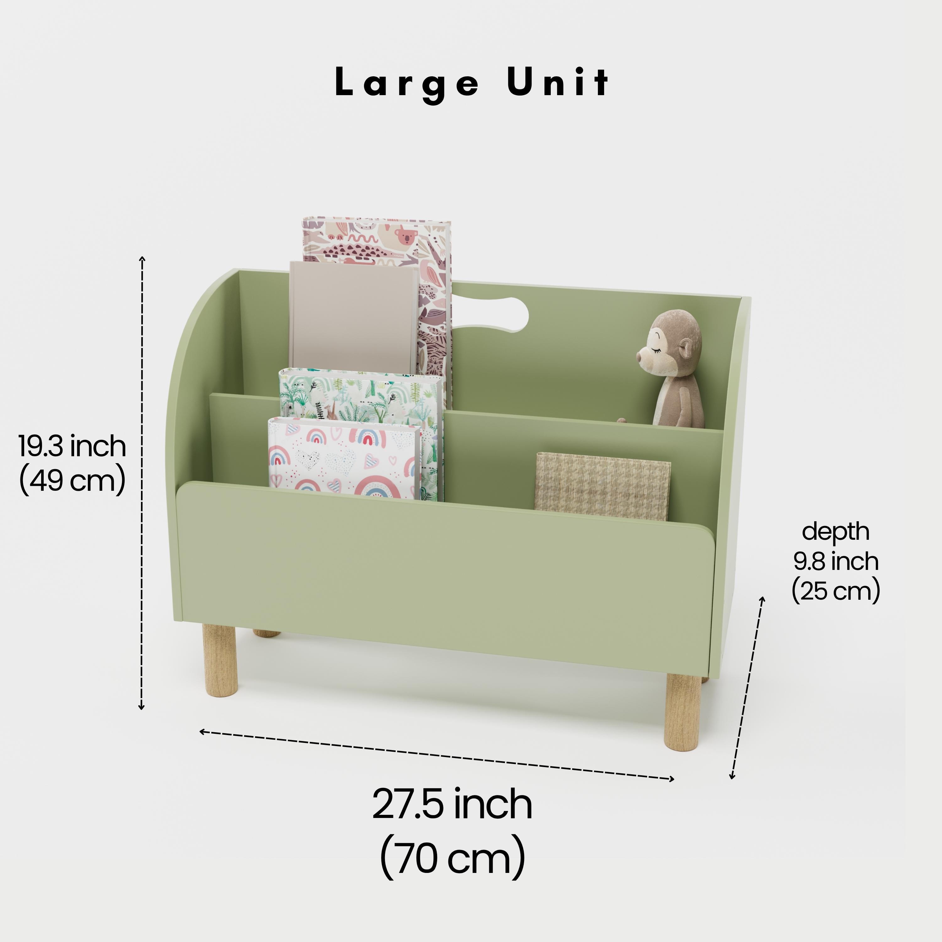 Montessori Dinosaur Bookcase – MDF Decorative Children's Room Storage ...
