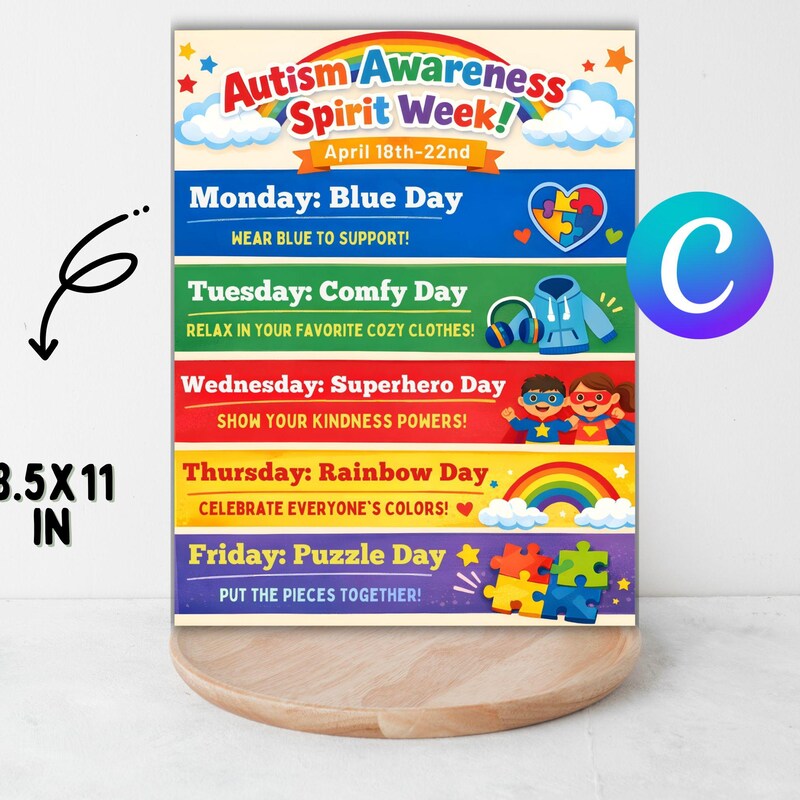 Autism Awareness Flyers - Etsy