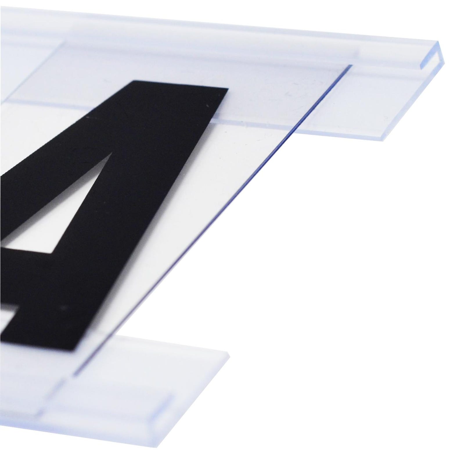 6 Metres Self Adhesive Clear Letterboard Tracking - American Style ...