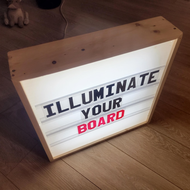Changeable Light Box Letters: 175pc Acrylic Sign Display LETTERS ONLY ...