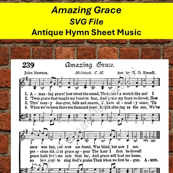 Amazing Grace Print - Etsy