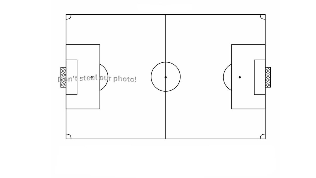 Soccer Field PDF SVG JPG Laser Cut Files - Print at Home! - Etsy