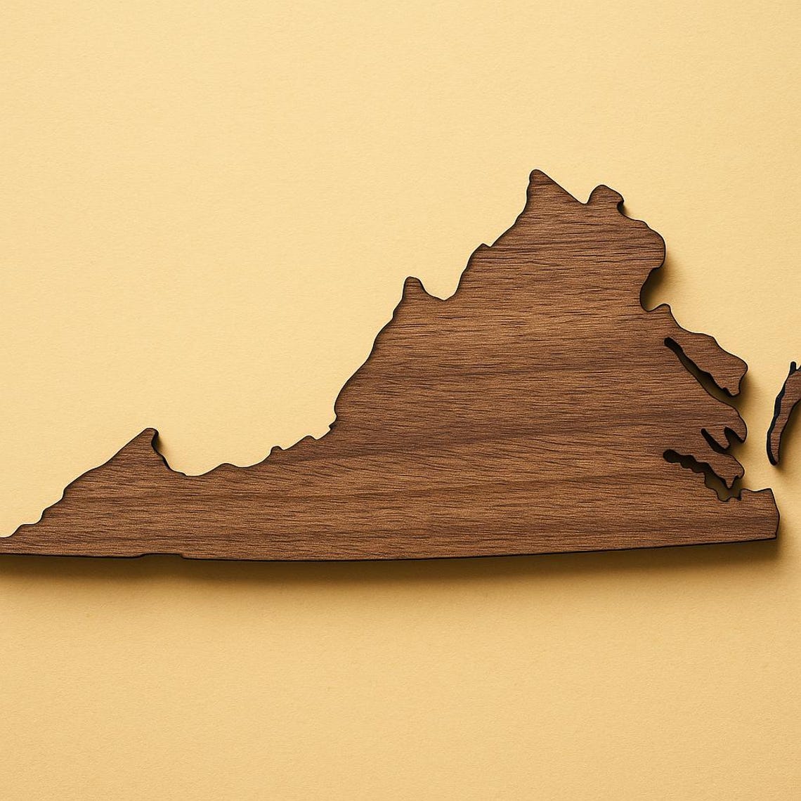 Virginia Outline SVG: State Map Cut Files (digital Download) - Etsy