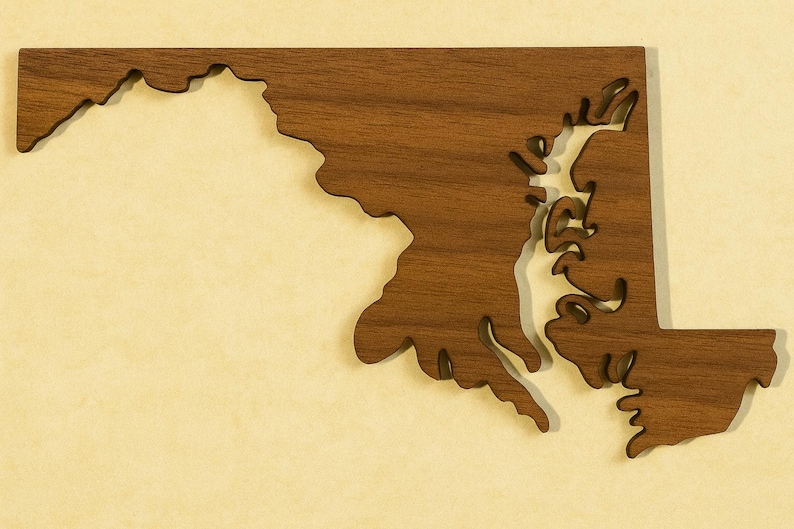 Maryland State Outline SVG: Vector Cut Files (digital Download) - Etsy UK