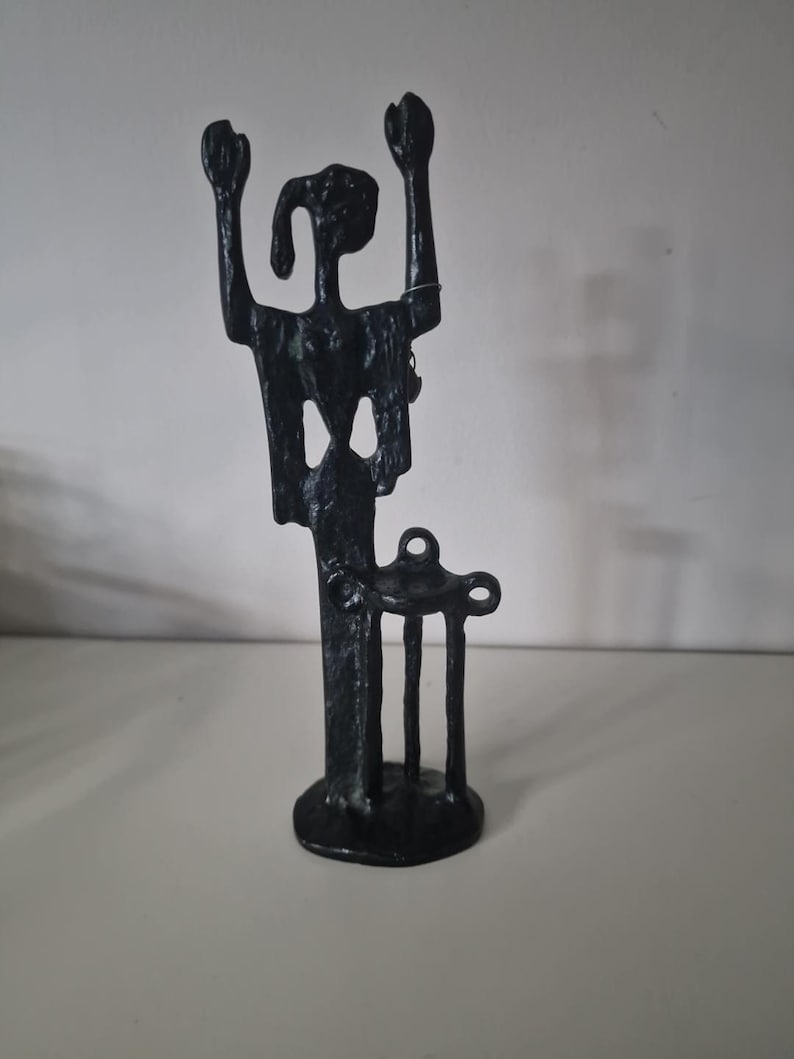 Vintage MCM Bronze Statue Pythia the Oracle Christoforus Sklavenitis ...