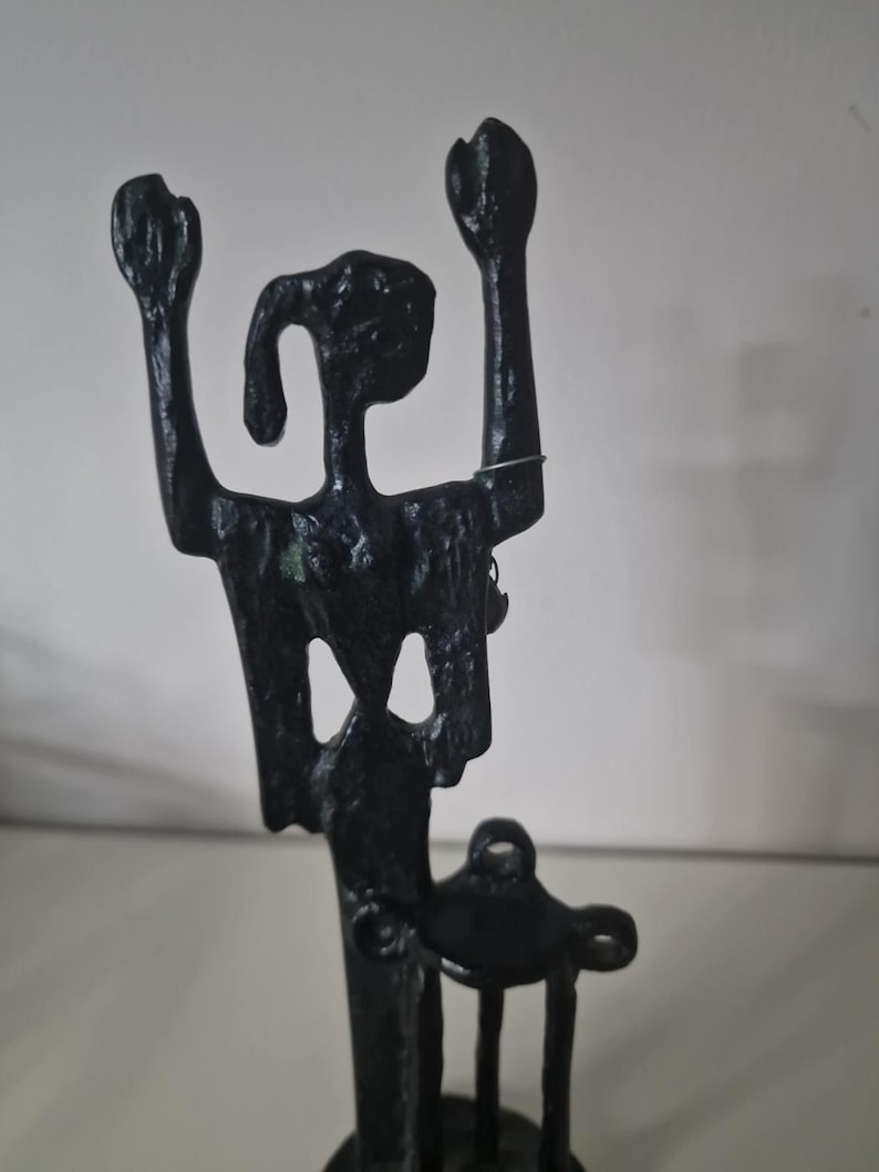 Vintage MCM Bronze Statue Pythia the Oracle Christoforus Sklavenitis ...