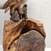 Collection of Small Vintage Owl Figurines Ceramic Porcelain & Wood Owl ...