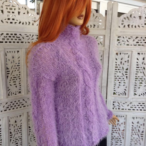 Light Purple Sweater - Etsy