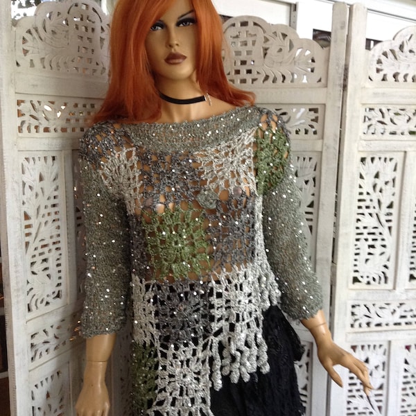 Sequin Tunic - Etsy