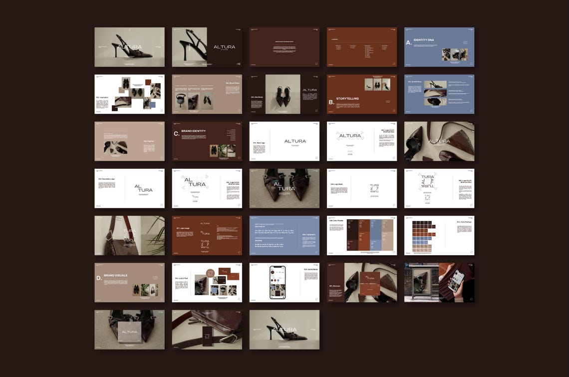 Luxury Editorial Brand Guidelines Template for Canva | Fashion ...