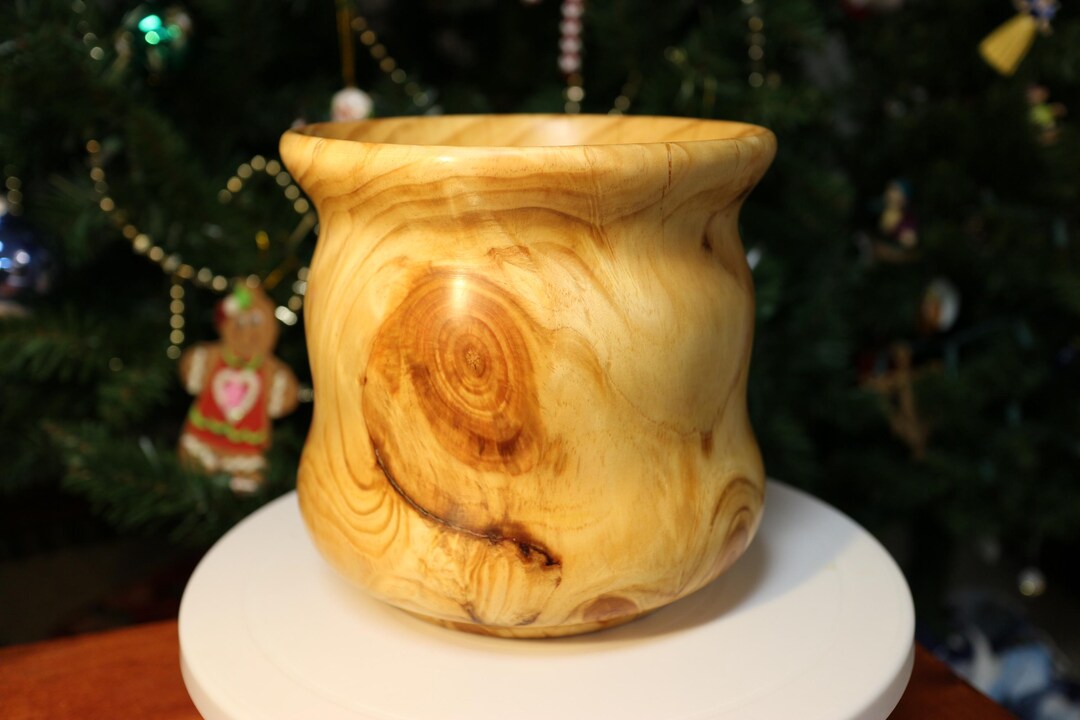 Large White Pine Jar #1 (fat Bottom Bowl) - Etsy