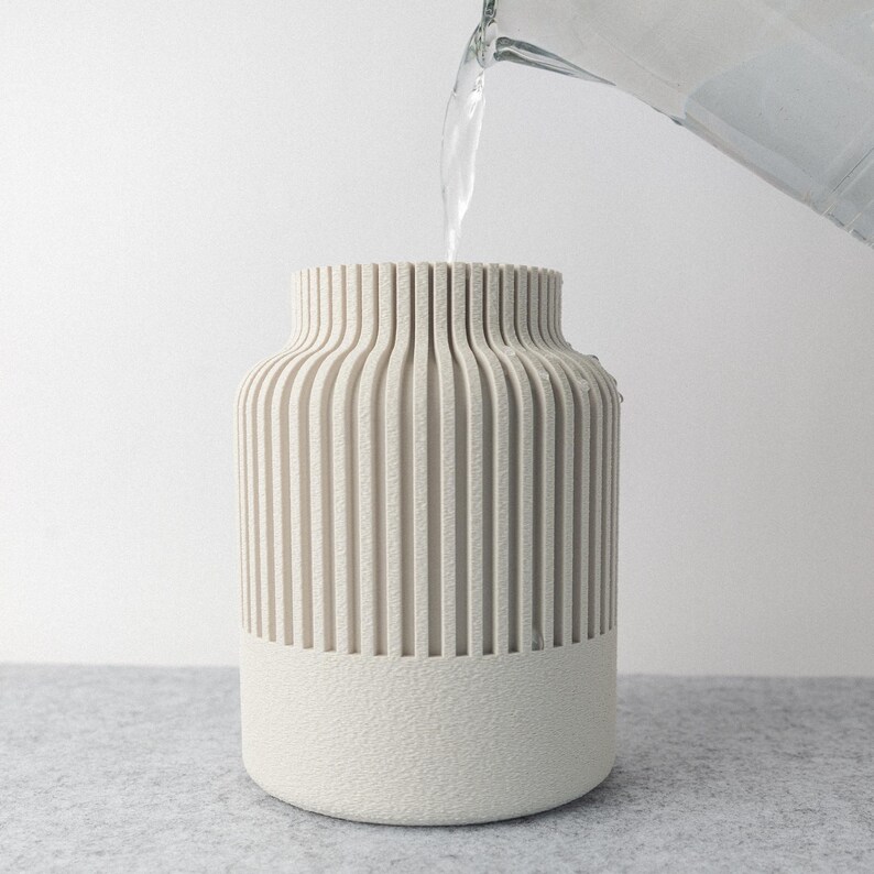 3D Printed Vase Made of PLA With Insert – Modern Decorative Vase in a ...