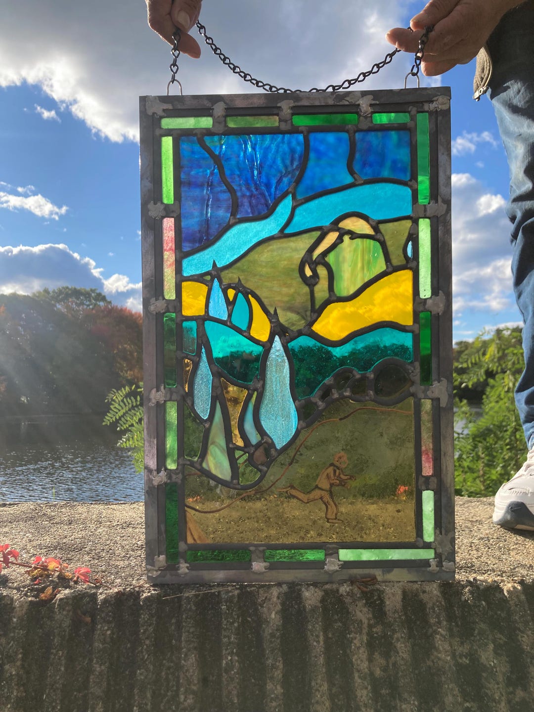 Mountain Troll in Stained Glass - Etsy
