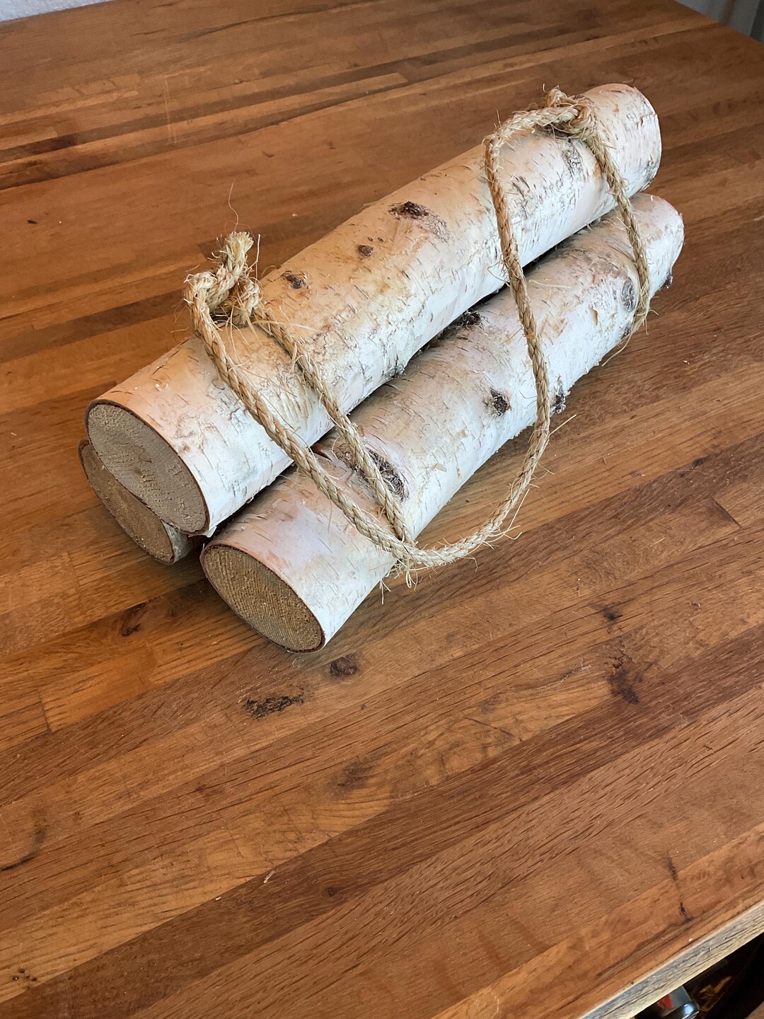 Birch Log Bundle Set (3 Logs) 12 Inches - Etsy