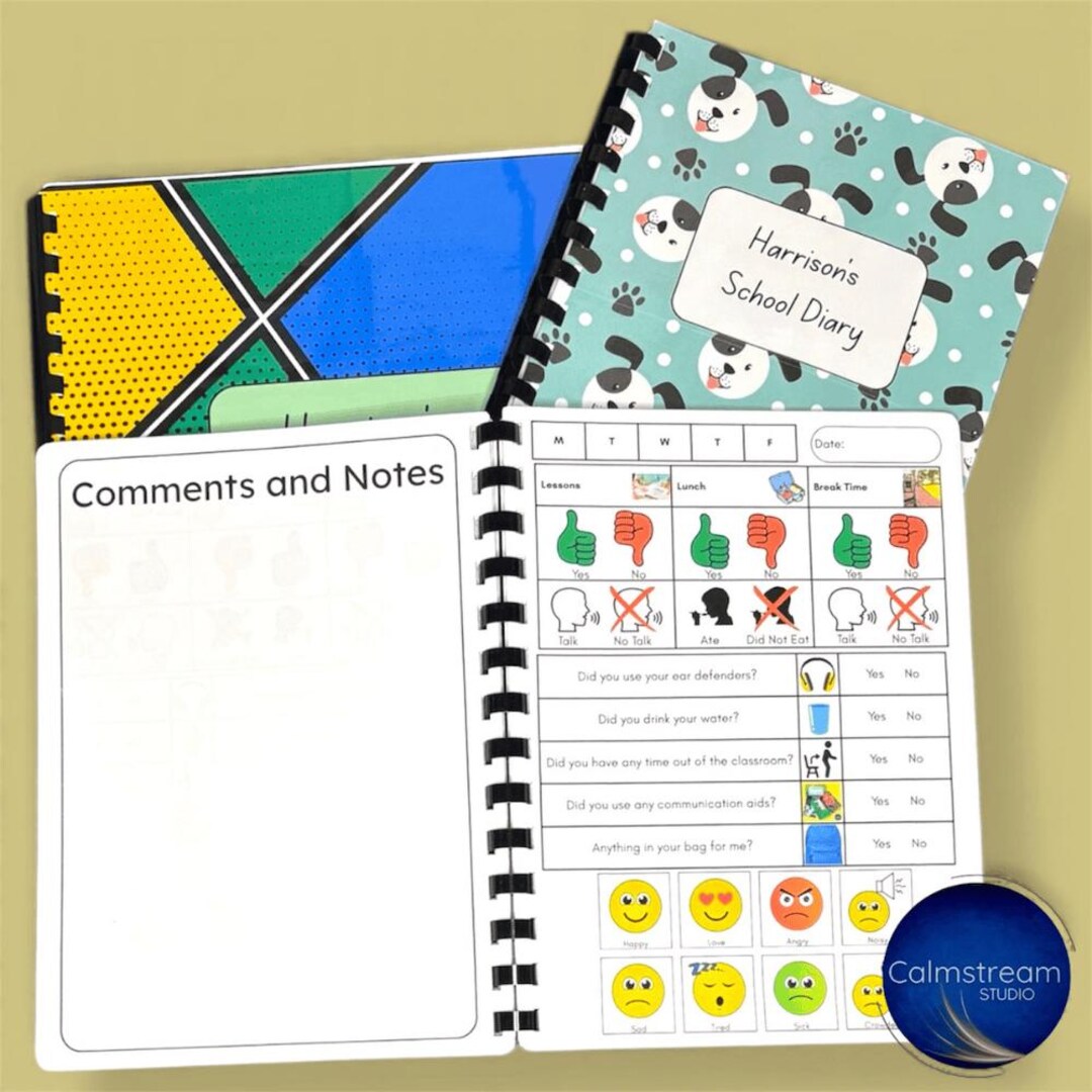 Digital Download - Customisable School Diary With PECS for Effective ...