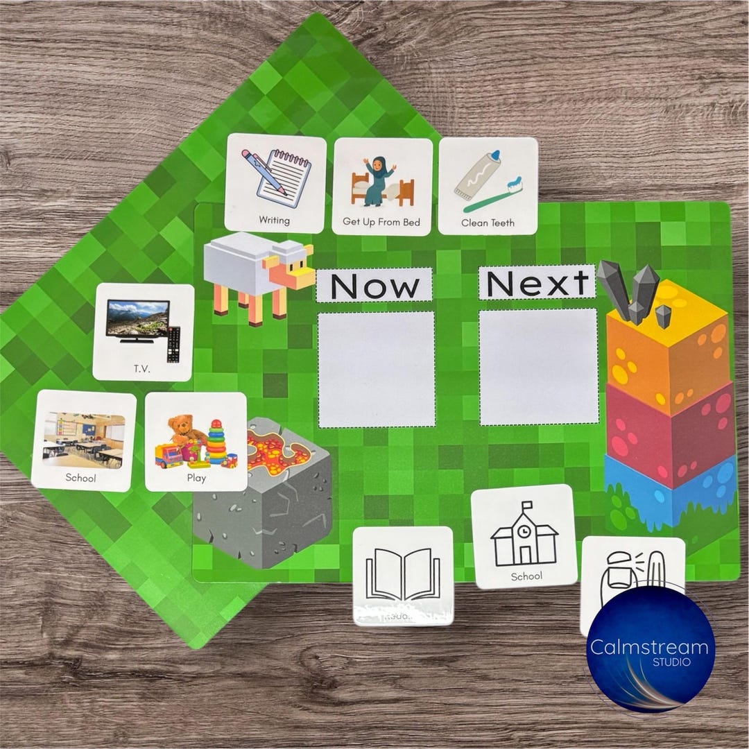 Visual Time Table, Now and Next Board – Autism & SEN Communication Aid ...