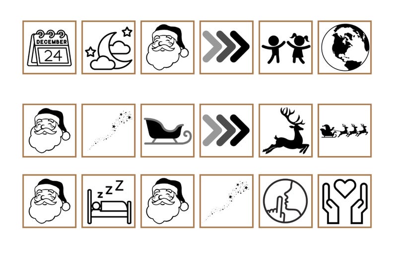 Social Story, Christmas Eve – Visual Story, Support Aid - DIGITAL ...