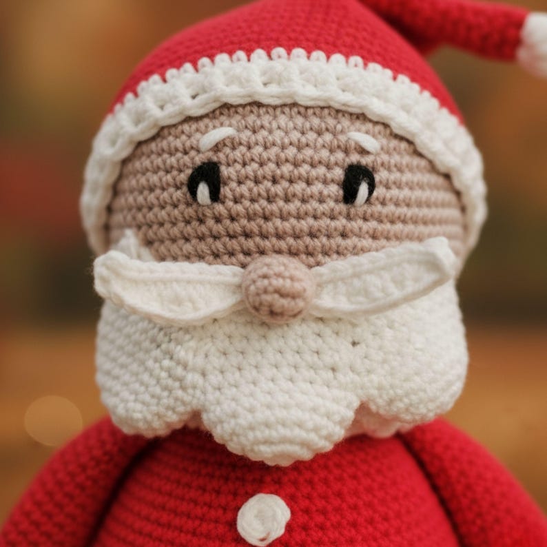Santa Claus Amigurumi Crochet Pattern | PDF Christmas Doll - Etsy