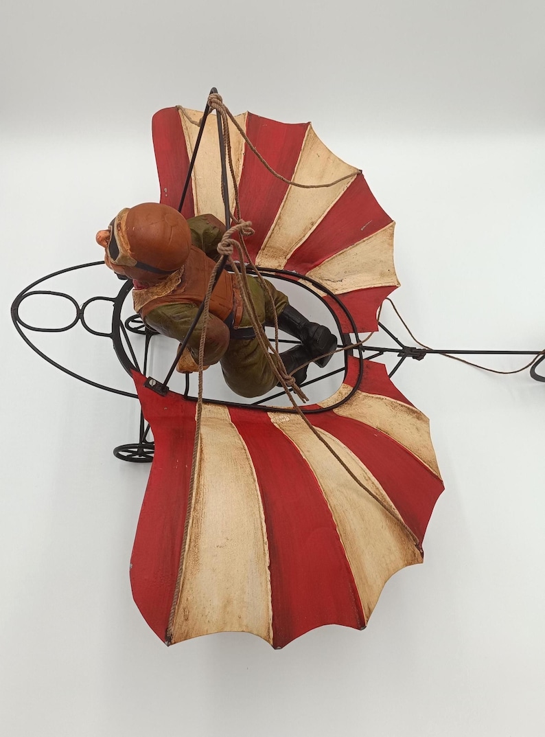 Large Vintage Aviator Airplane Sculpture / Industrial Aviation Decor ...