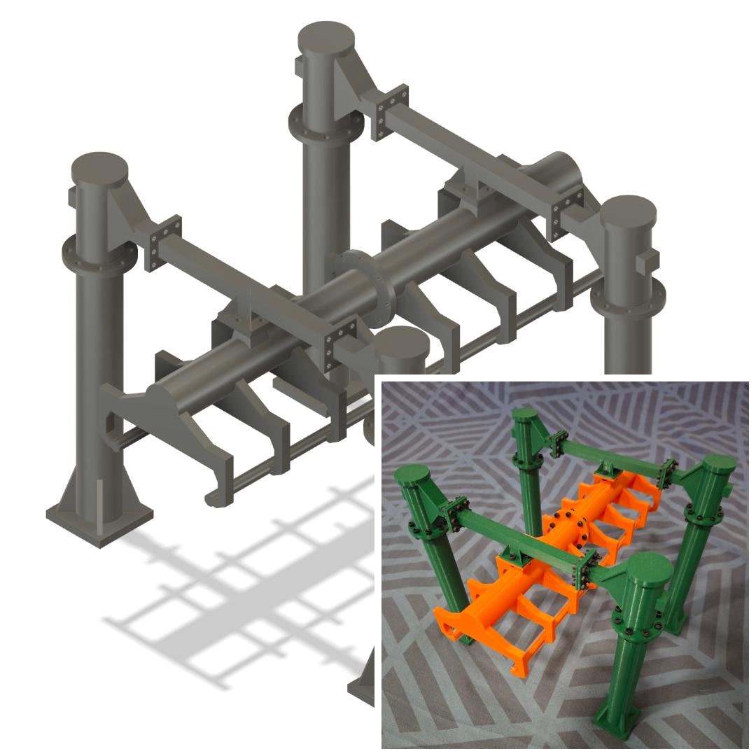3D Printed Roller Coaster Track (vekoma SLC) Model File Only - Etsy