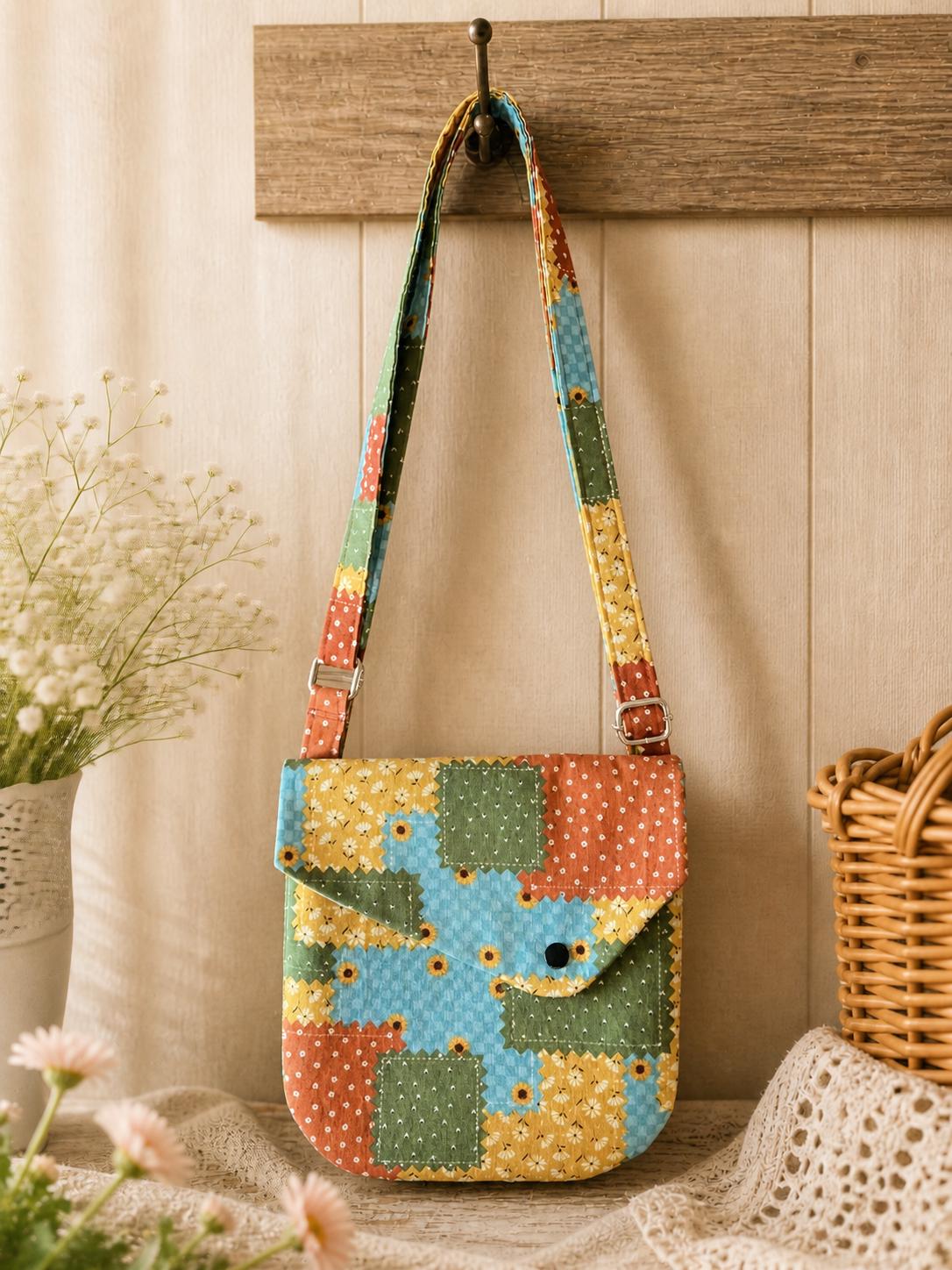 Quality Handmade Fabric Crossbody / Shoulder Bag – Lightweight, Stylish ...