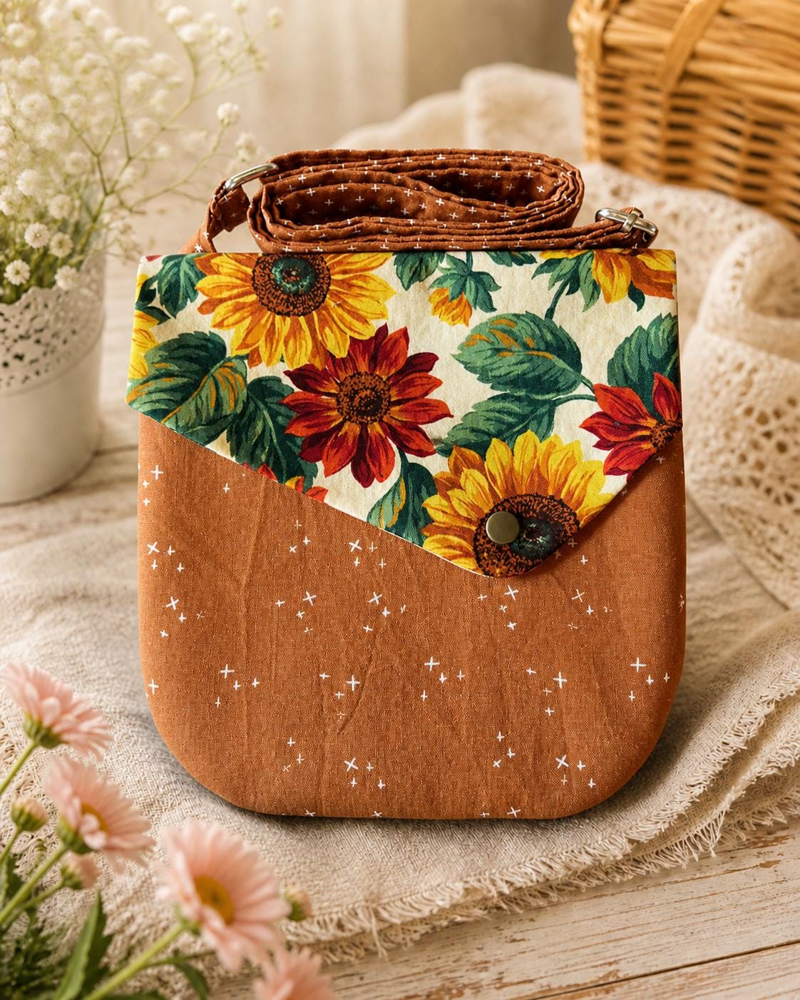 Quality Handmade Fabric Crossbody / Shoulder Bag – Lightweight, Stylish ...