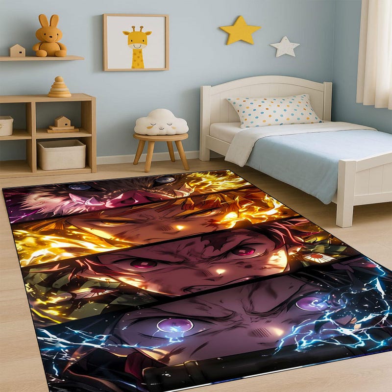 Anime Rugs Demon Slayer - Etsy