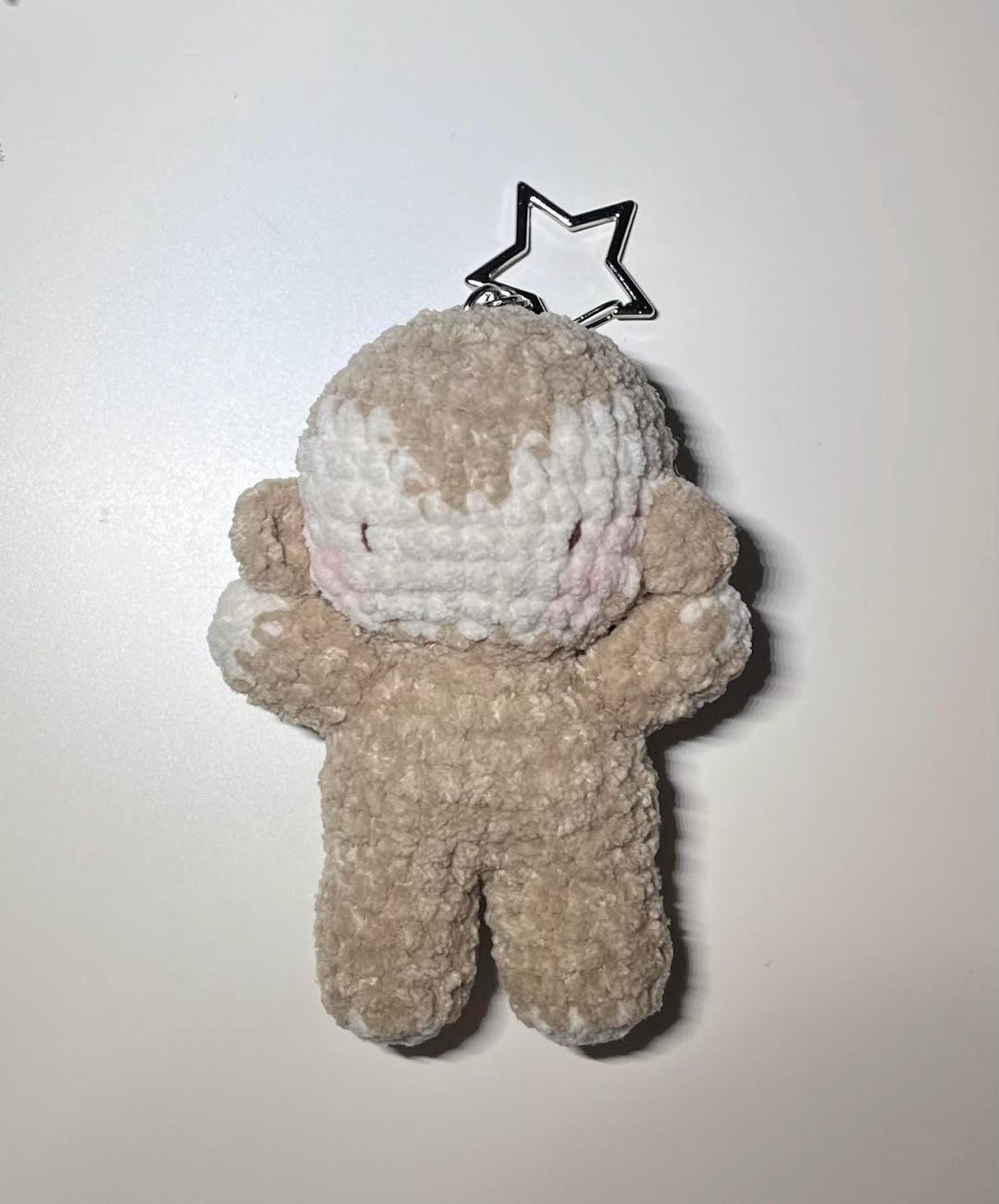 Plush Monkey Keychain Crocheted Handmade Bag Charm - Etsy