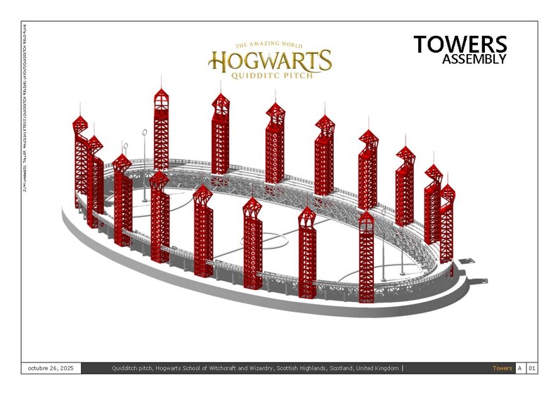 Harry Potter - Quidditch Stadium Laser Cut Files – DXF//SVG//CRV3D. - Etsy