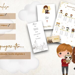 Tableau HARRY POTTER Seating Chart Digital for Wedding or Birthday ...