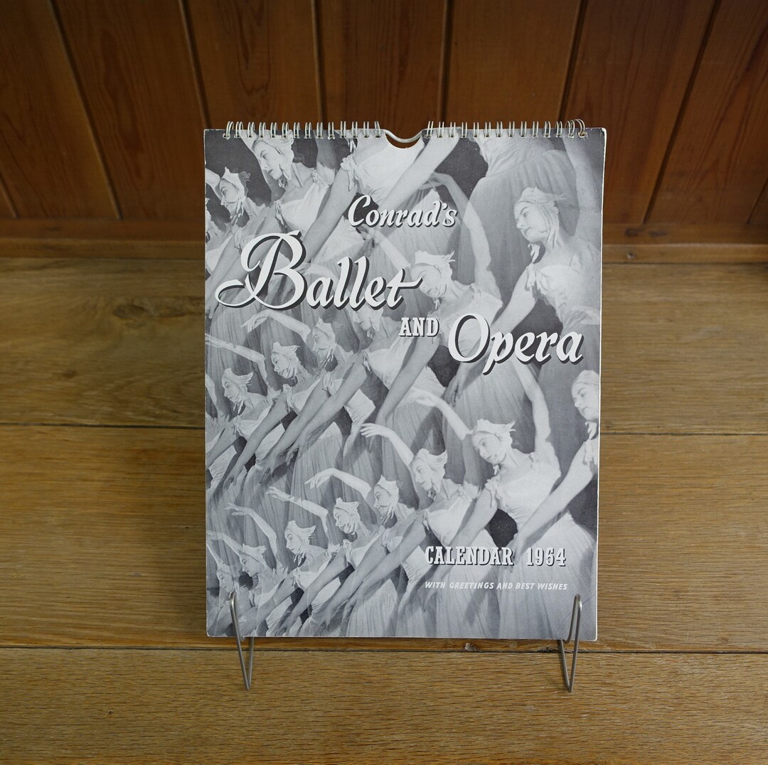 Calendario conrad de ballet y ópera 1954 - Etsy España