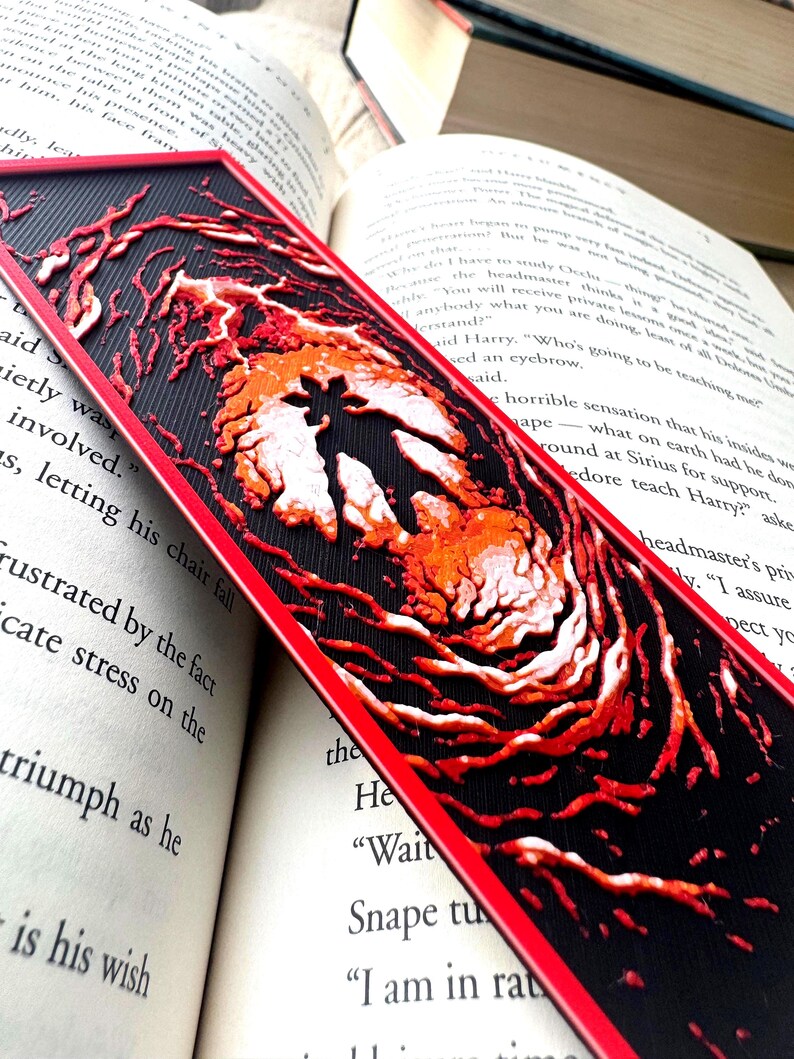 Stranger Things Inspired 3D Bookmark – Demo Monster With Upside Down ...