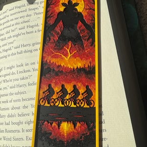 Stranger Things Inspired 3D Bookmark – Bike Crew and Upside Down Demo ...