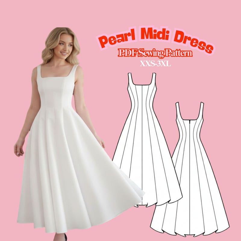 Panel Dress Pattern - Etsy