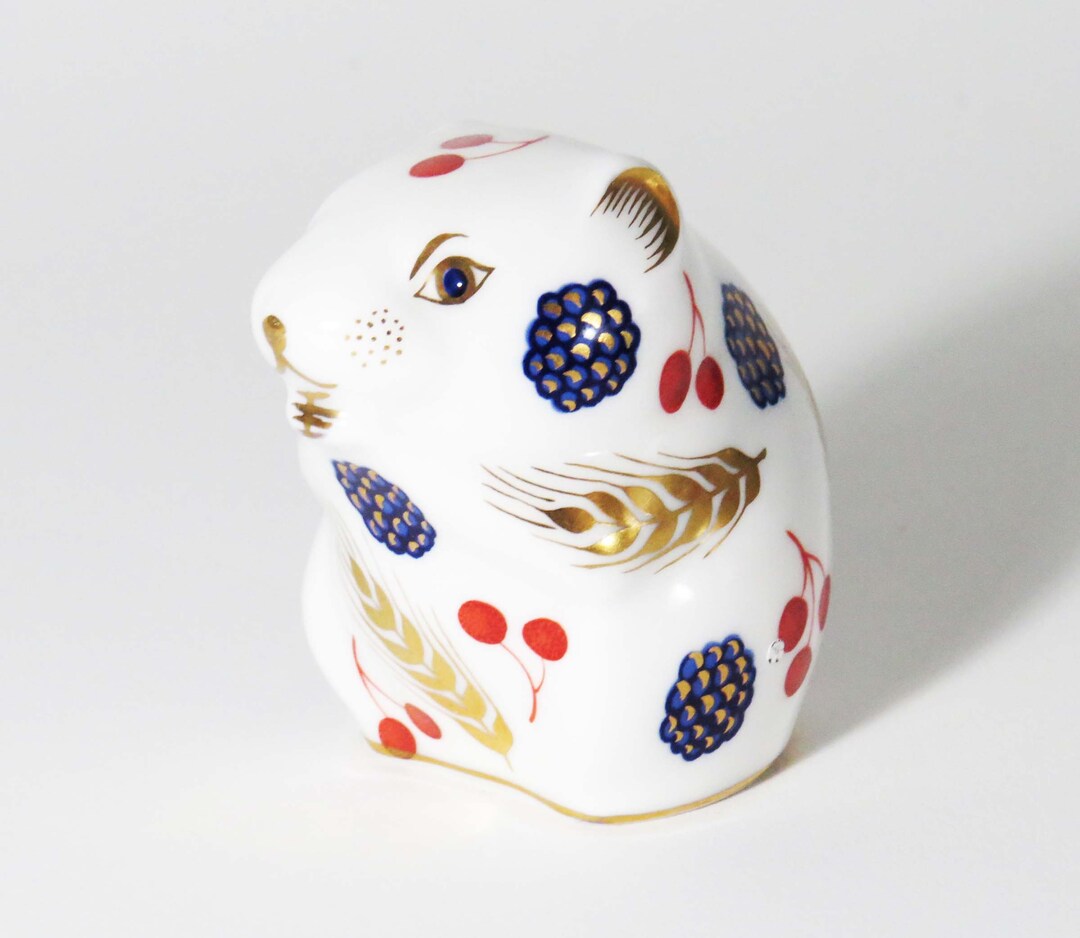 Royal Crown Derby Bone China HARVEST MOUSE Paper Weight - 1st Quality ...