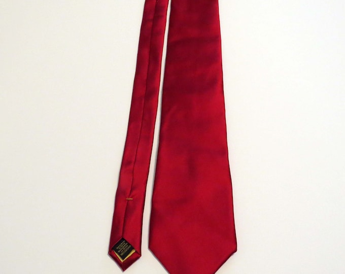 Donald J. Trump SIGNATURE COLLECTION Solid Red 59" Tie - Red Luxury ...