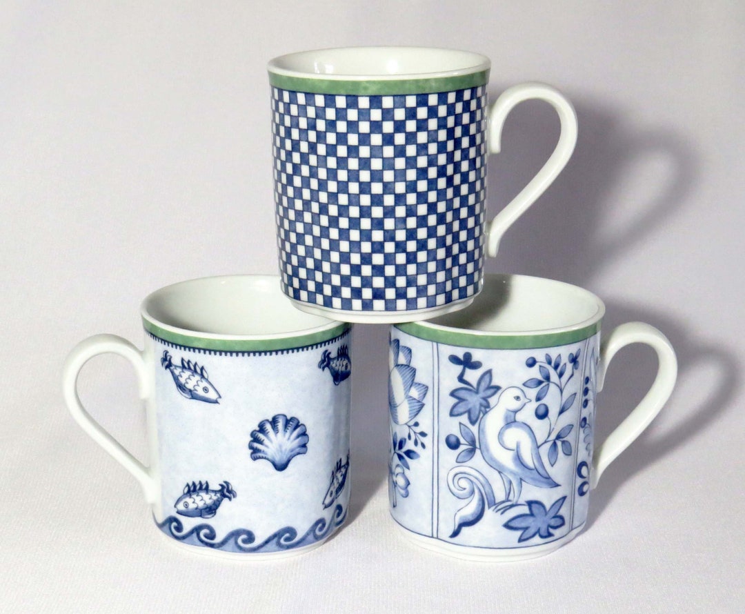 Vintage VILLEROY & BOCH SWITCH 3 Mugs - Set of 3 - Corsica, Cordoba and ...