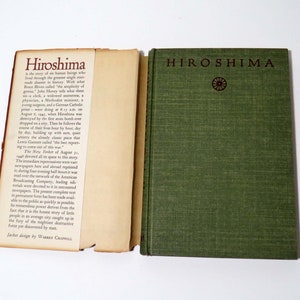 Rare HIROSHIMA BY John Hersey 1st Edition, 1946 Hardbound W Dustcover ...