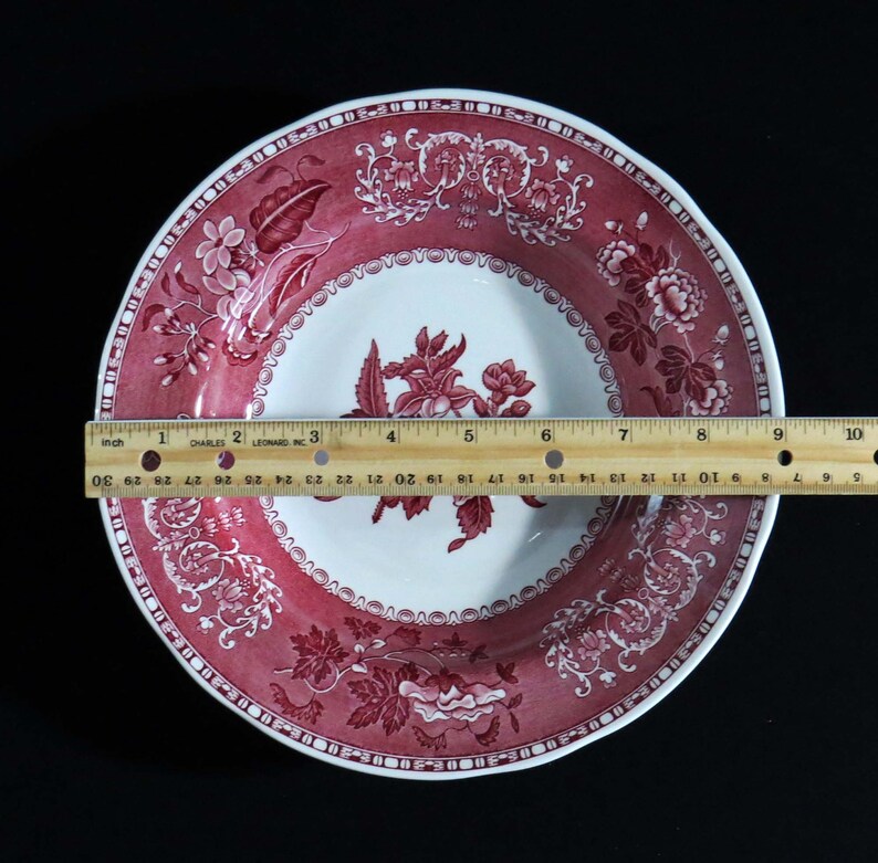 Vintage SPODE PINK CAMILLA 9 Soup Bowls set of 4 four - Etsy