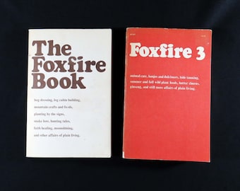 Vintage 1973 FOXFIRE by Elliot Wiggins, Volumes 1, 2 & 3 BOXED SET ...