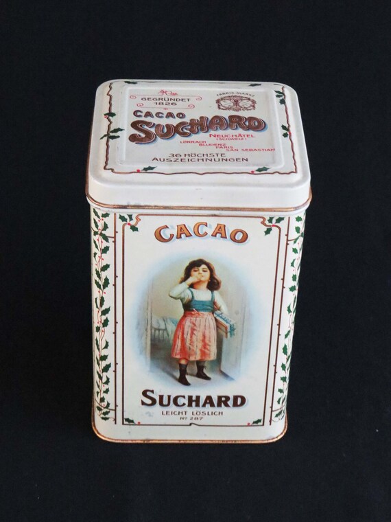 Rare Vintage SUCHARD West German Sweet Cocoa Powder Tin 287 / - Etsy