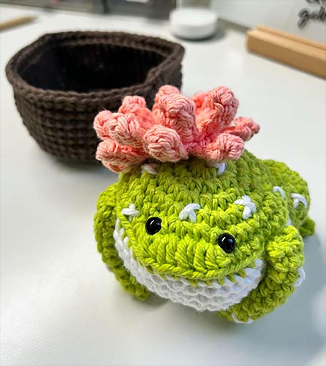 Cactus Frogs Crochet Pattern, Removable Pot Amigurumi PDF, Cute Frog ...