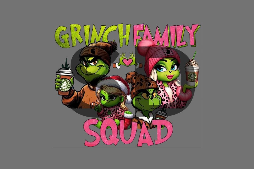 Green Family Custom PNG - Etsy