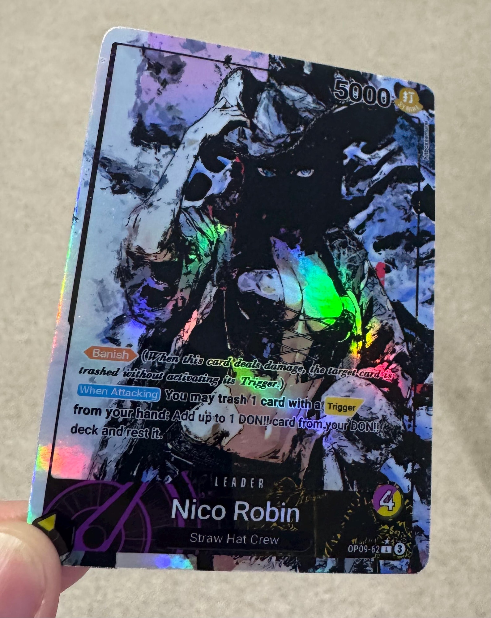 Nico Robin OP-09 One Piece Custom TCG Leader Card Proxy - Etsy