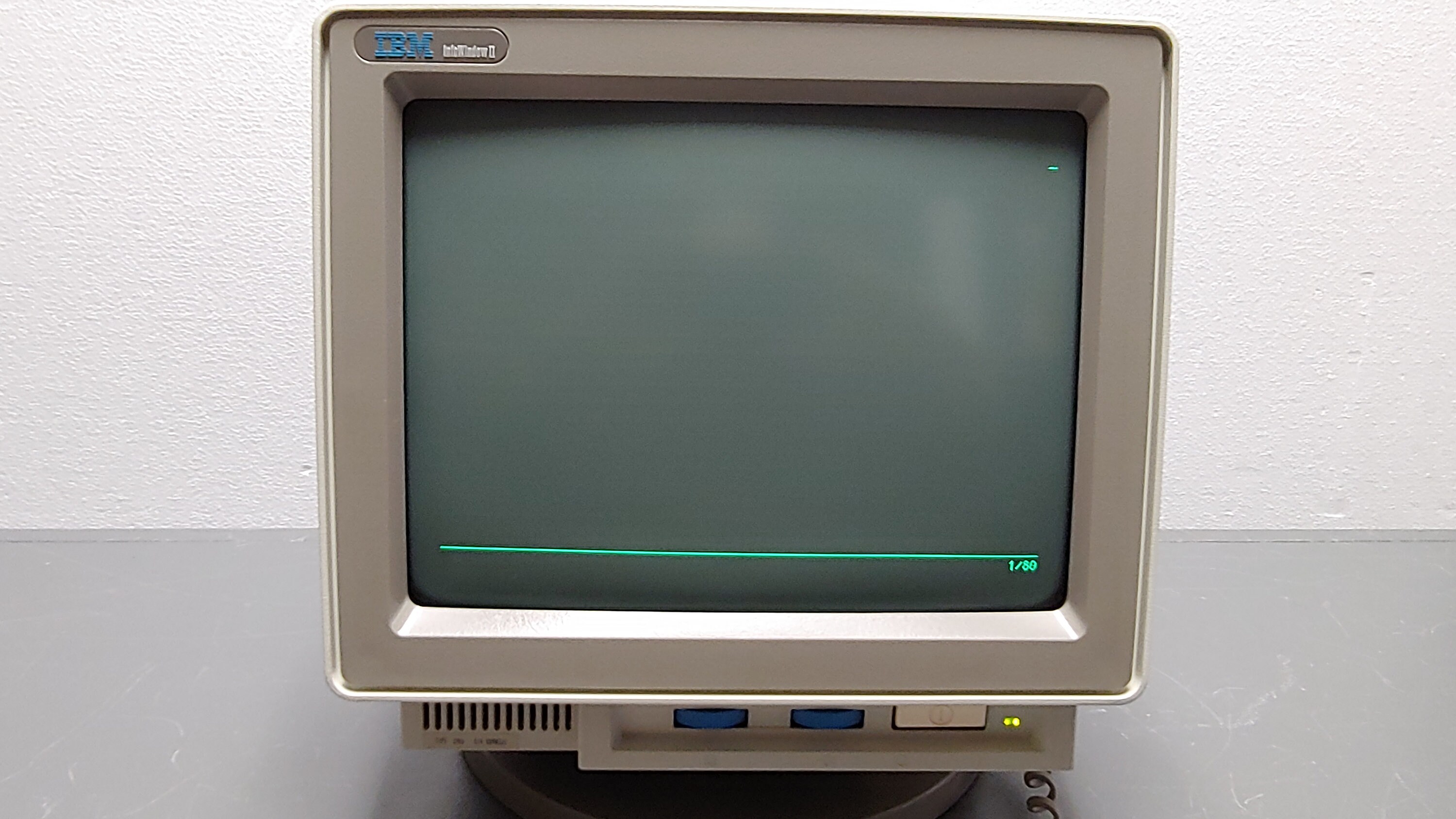 Vintage IBM Infowindow II 3486 12.5 CRT Monochrome Terminal Display & Keyboard Circa 1996 - Etsy