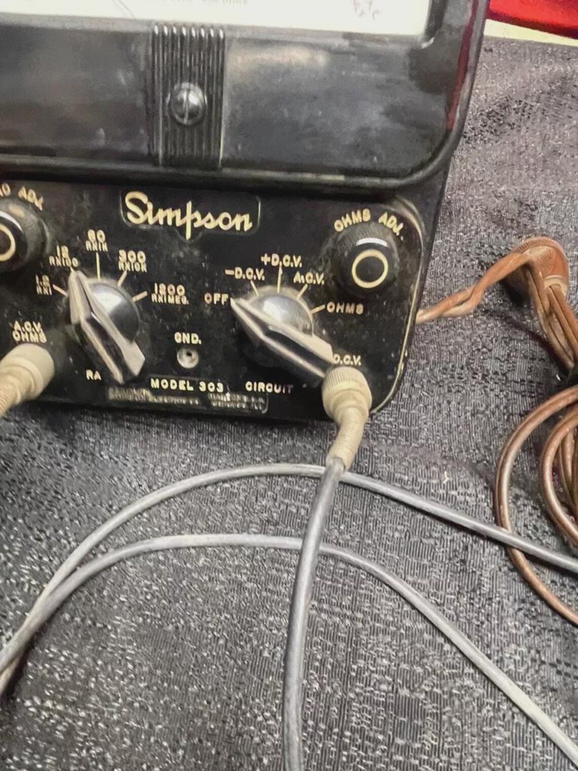 Vintage Simpson 303 Vacuum Tube Voltmeter Volt Meter - Etsy
