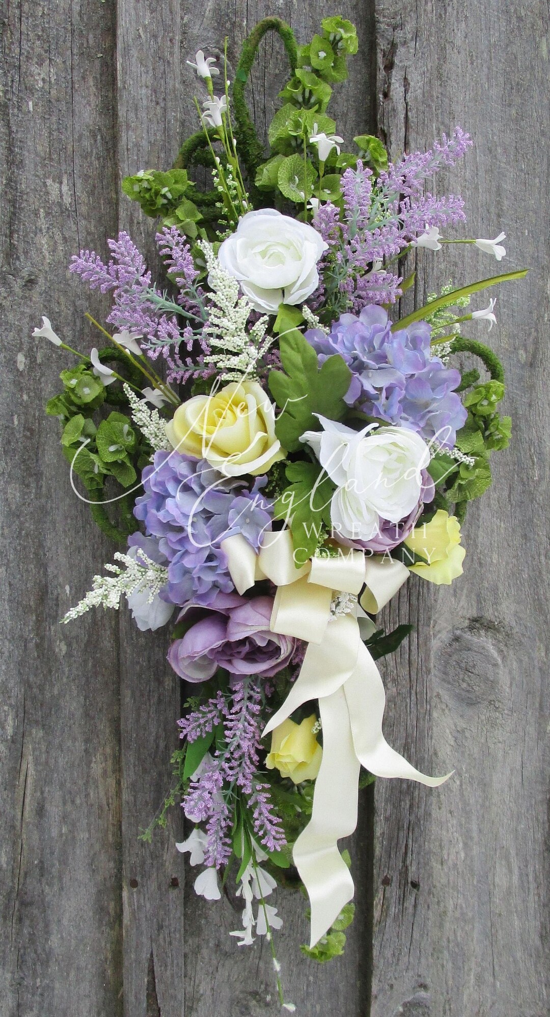 Celtic Cross Memorial Swag, Sympathy Funeral Floral Cross, Religious ...